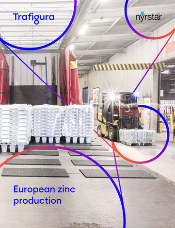 Lower-carbon and second-life zinc solutions with Nyrstar Europe | Trafigura